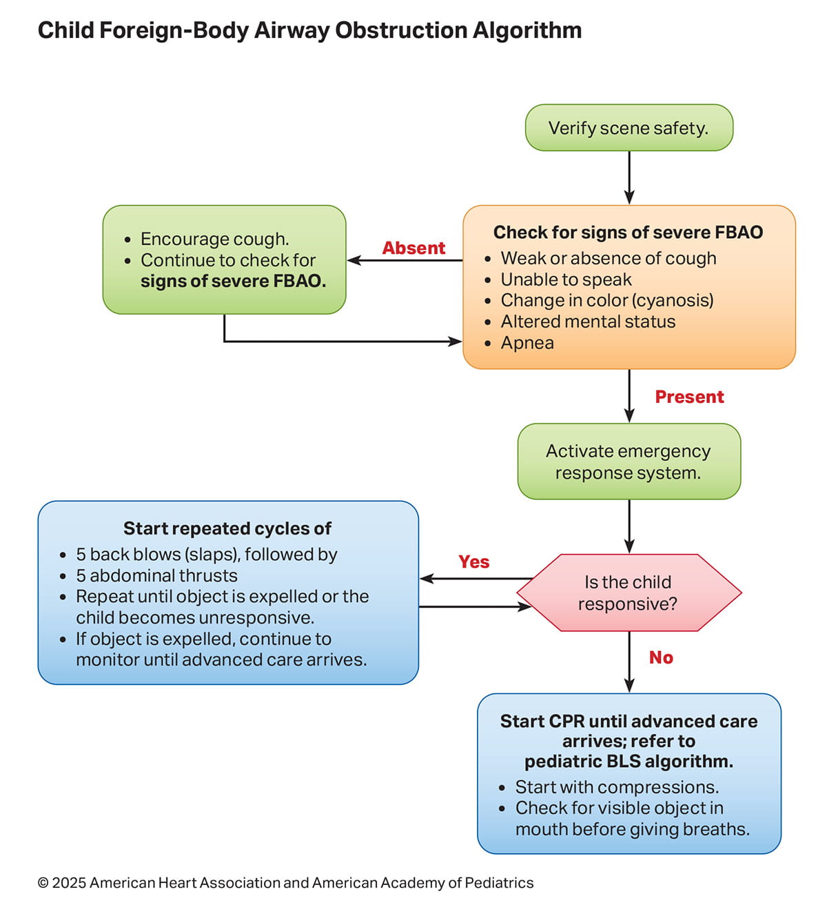 2025 Algorithms | American Heart Association CPR & First Aid